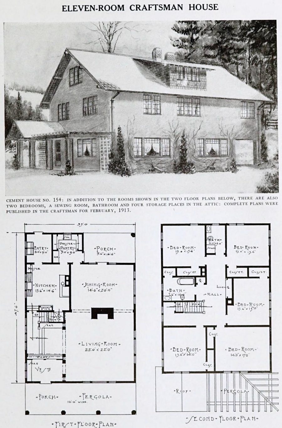 These 26 gorgeous vintage Craftsman house plans will make you want to ...