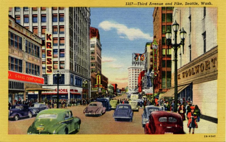 How the downtown Seattle skyline has changed over the past 150 years ...