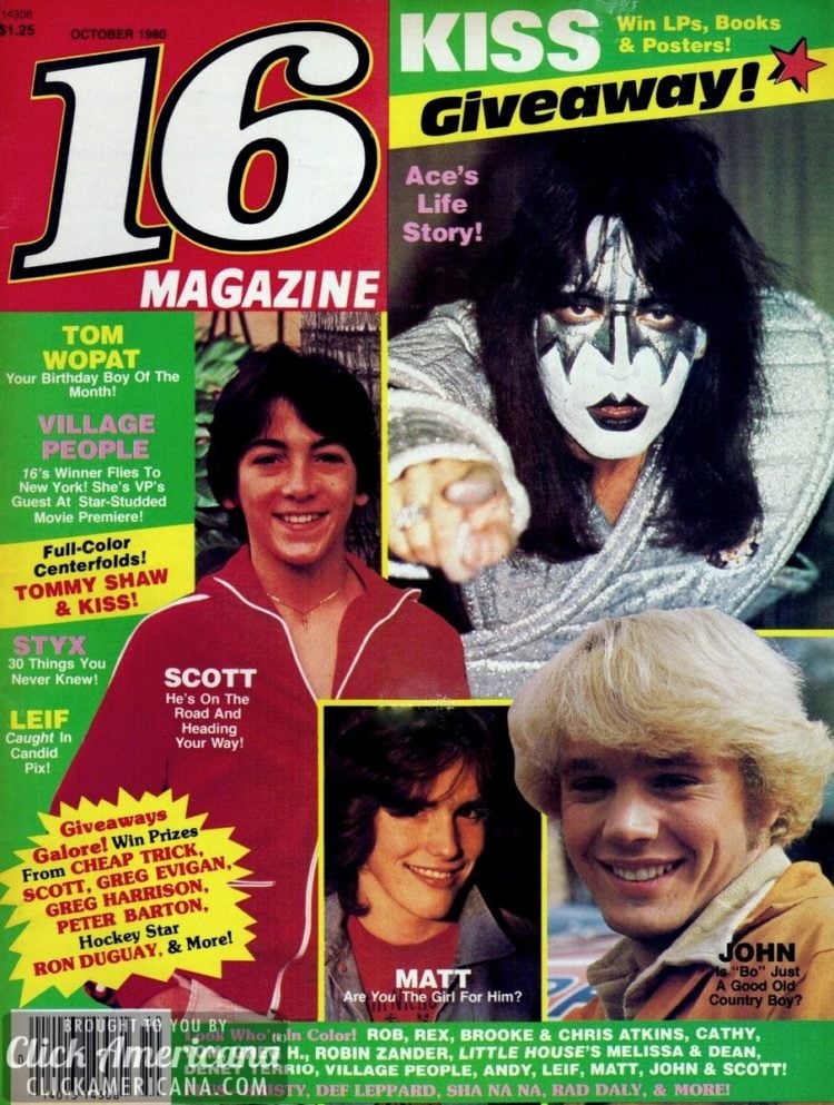 16 Magazine in the 1980s tracked the most popular teen heartthrobs ...