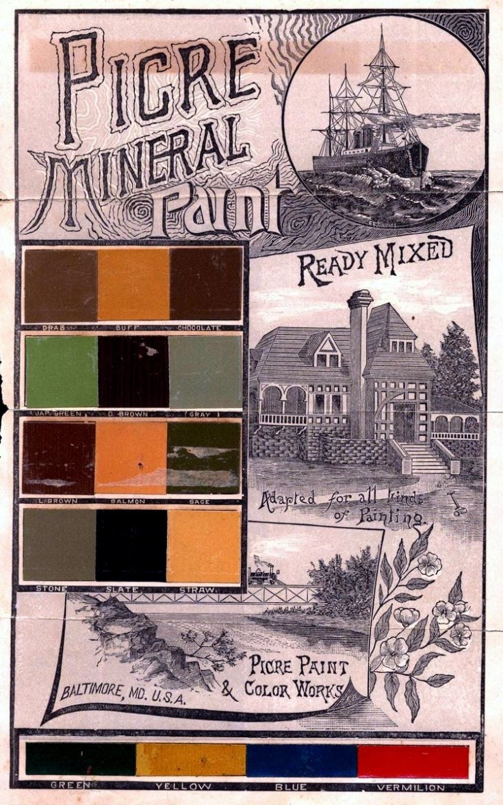 Shades of the past: Authentic Victorian house colors & paint sample ...