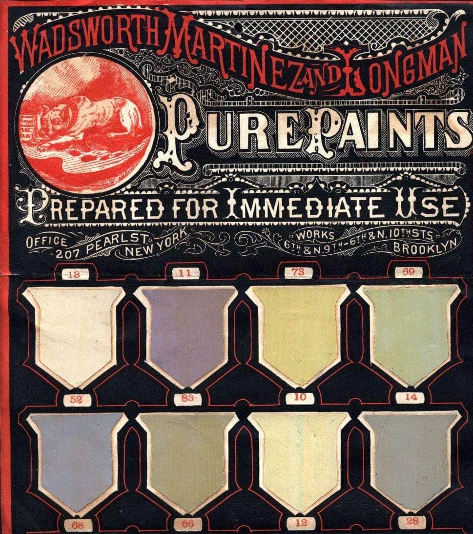 Shades of the past: Authentic Victorian house colors & paint sample ...
