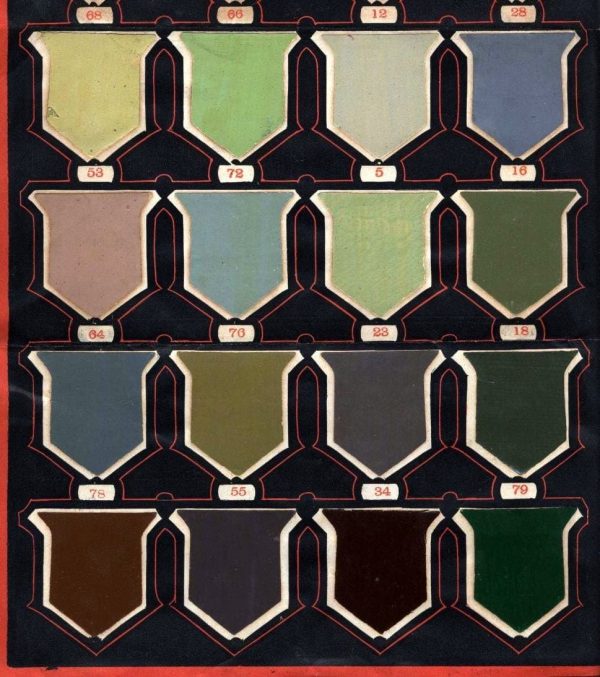 Shades of the past: Authentic Victorian house colors & paint sample ...