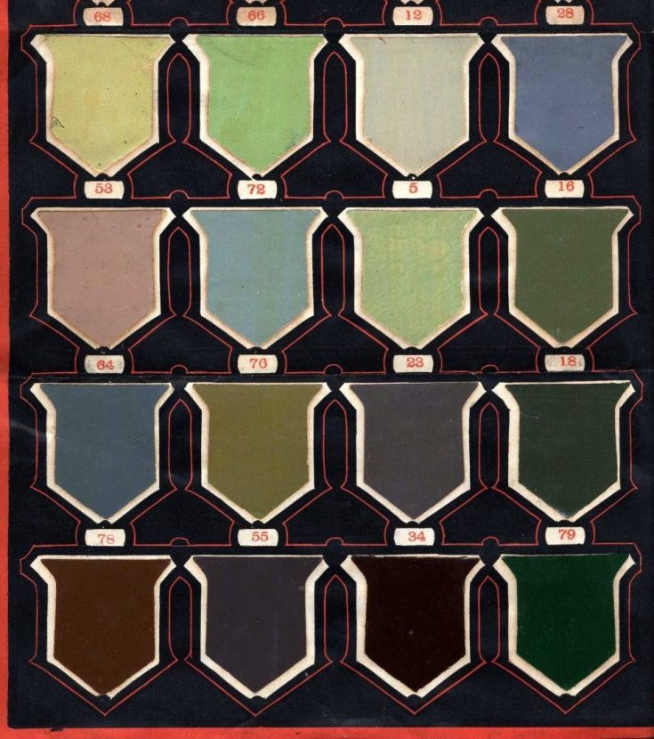 Shades of the past: Authentic Victorian house colors & paint sample ...