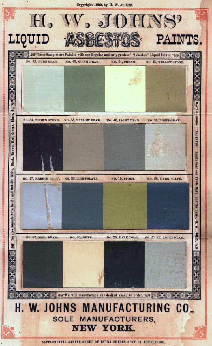 Shades of the past: Authentic Victorian house colors & paint sample ...
