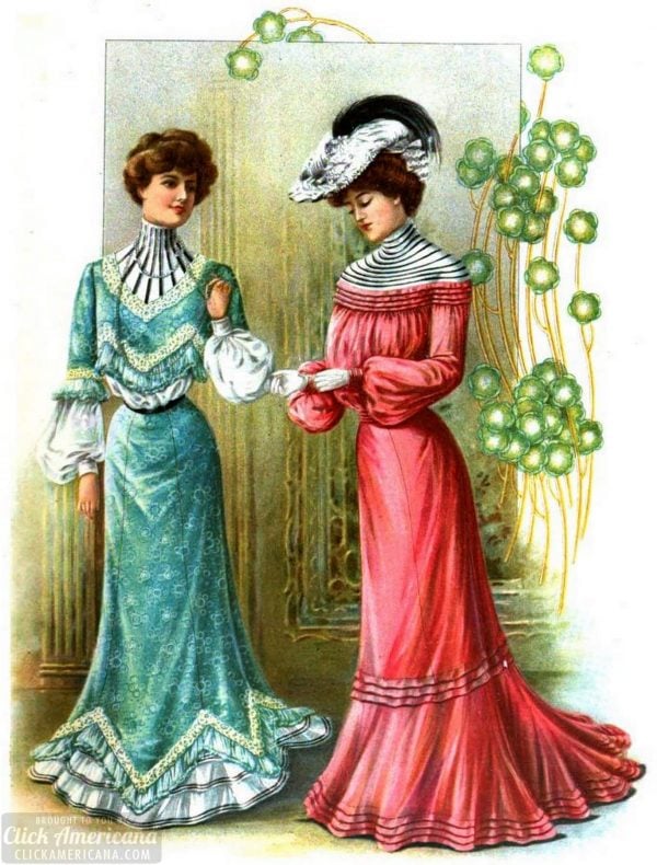 19th century clothes: How women's fashions changed between 1802 and ...