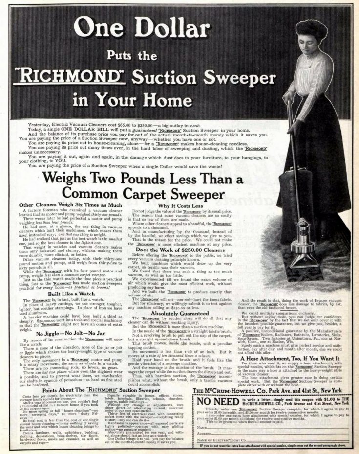The first vintage vacuum cleaners from the early 1900s & the history of ...