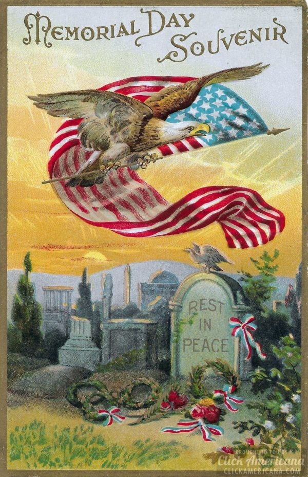 20 vintage Memorial Day postcards - Click Americana
