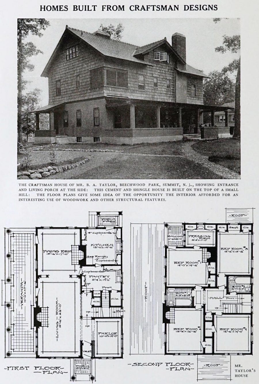 These 26 gorgeous vintage Craftsman house plans will make you want to ...