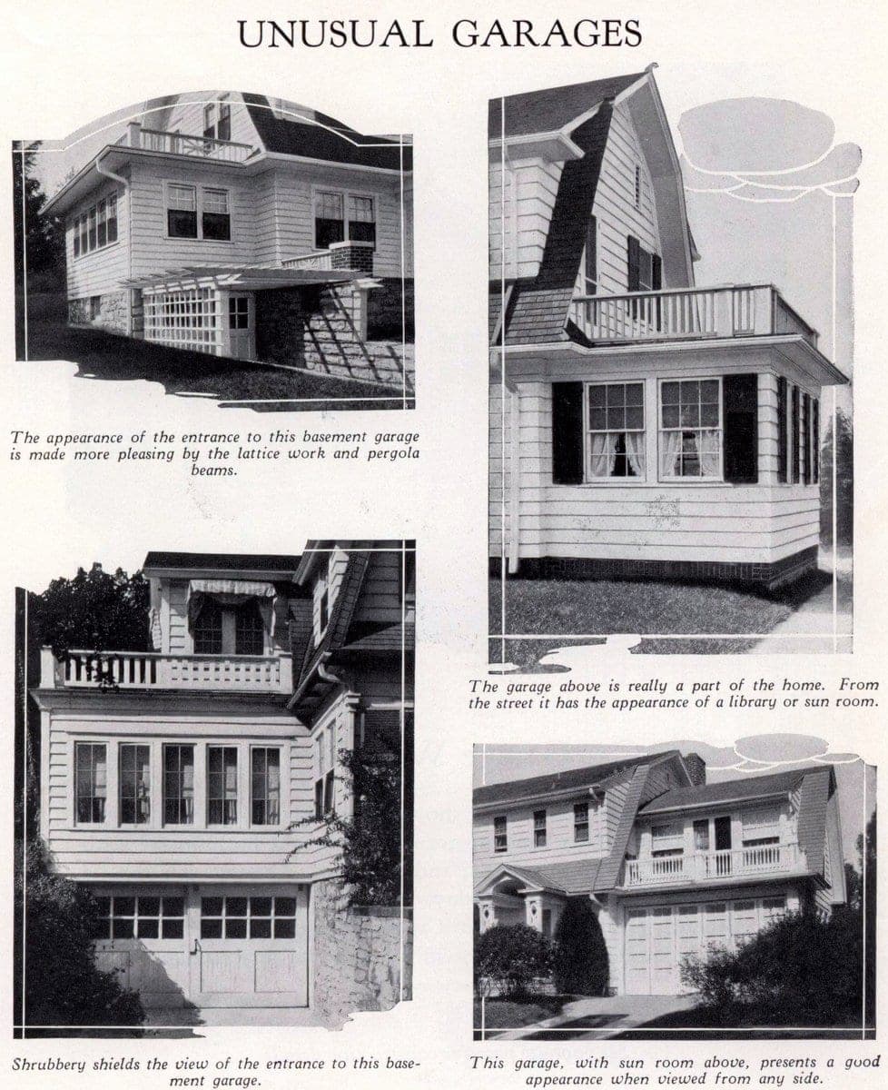20+ home garage additions from the twenties - Click Americana