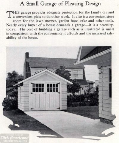 20+ home garage additions from the twenties - Click Americana