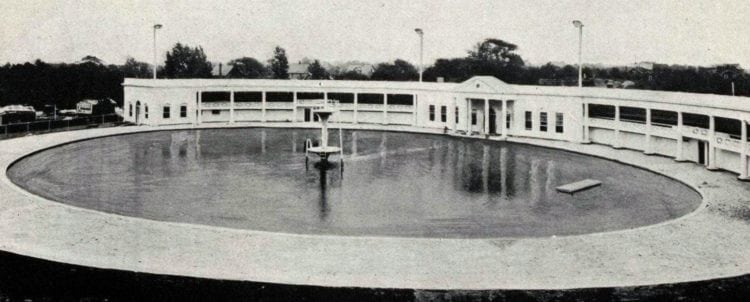Huge old outdoor public swimming pools like these made summertime cool ...