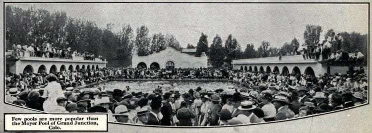 Huge old outdoor public swimming pools like these made summertime cool ...