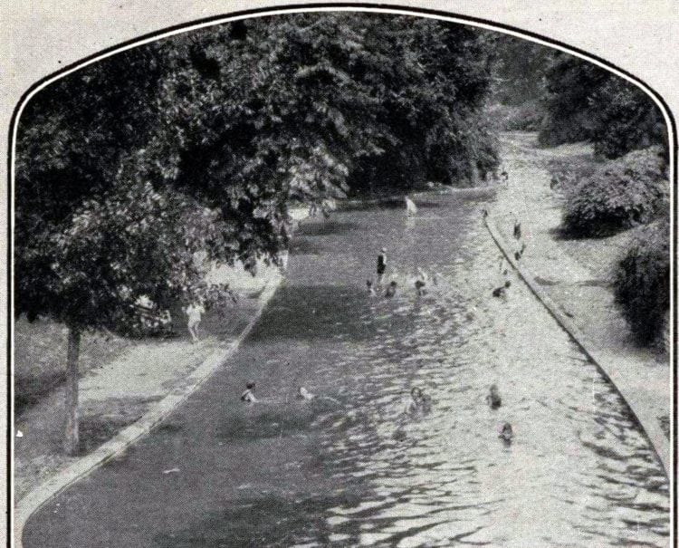 Huge old outdoor public swimming pools like these made summertime cool ...