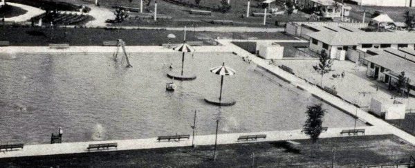 Huge old outdoor public swimming pools like these made summertime cool ...