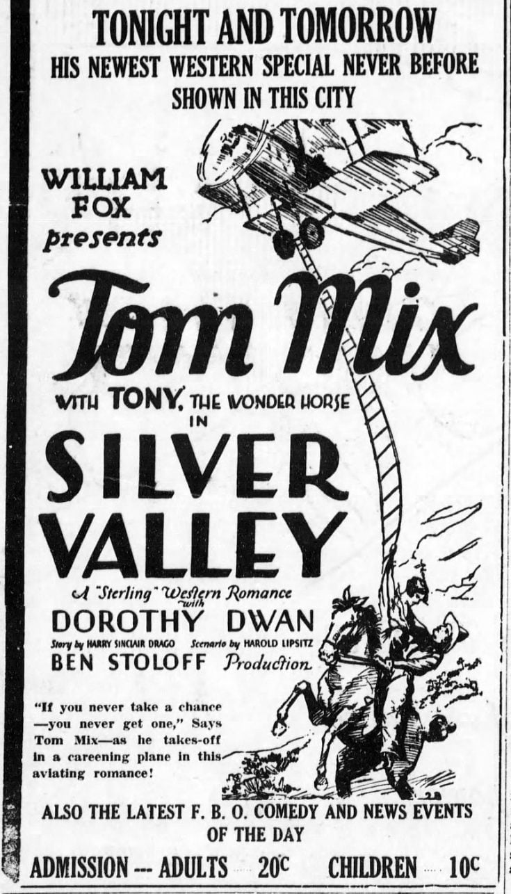 How cowboy actor Tom Mix gained fame on a horse, and lost his life in a ...