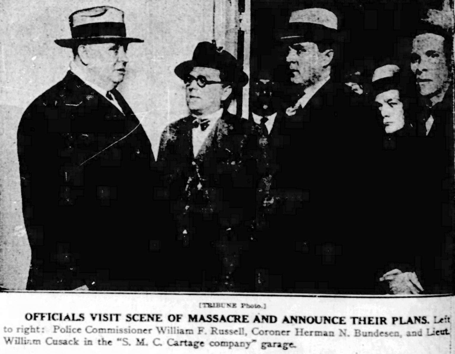 Chicago gang kills 7: Al Capone & the Saint Valentine's Day Massacre ...