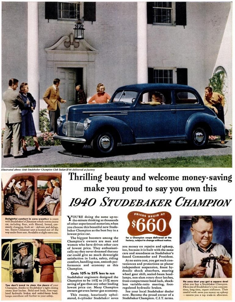 1940s Studebaker cars: Classic convertibles, sedans & Land Cruisers ...