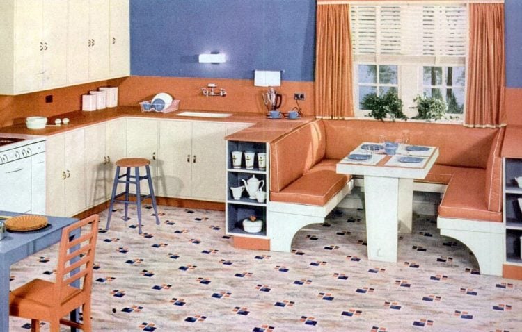 40 vintage breakfast nook ideas to make a cozy kitchen corner - Click ...