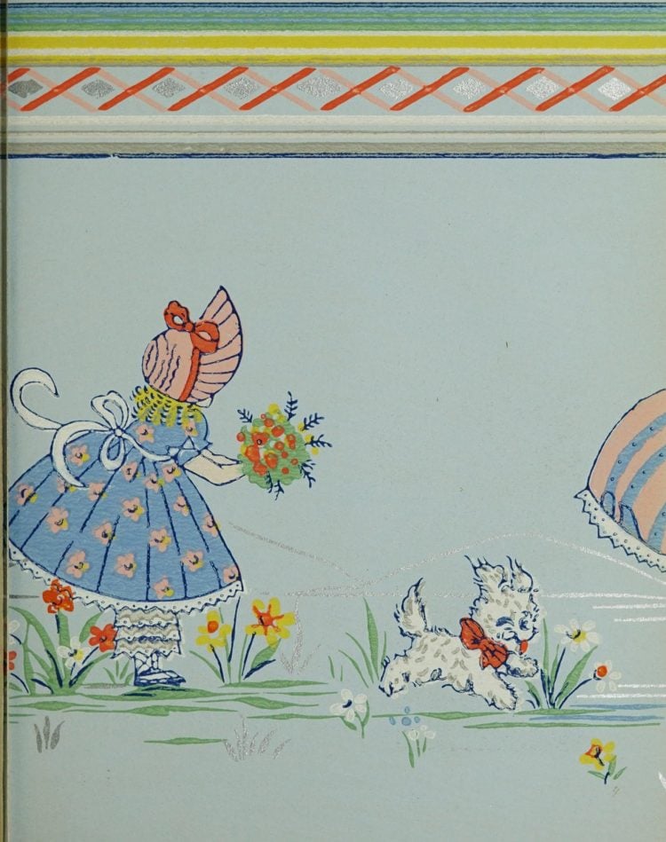 Vintage 1940s wallpaper: 150 real samples of popular old patterns ...