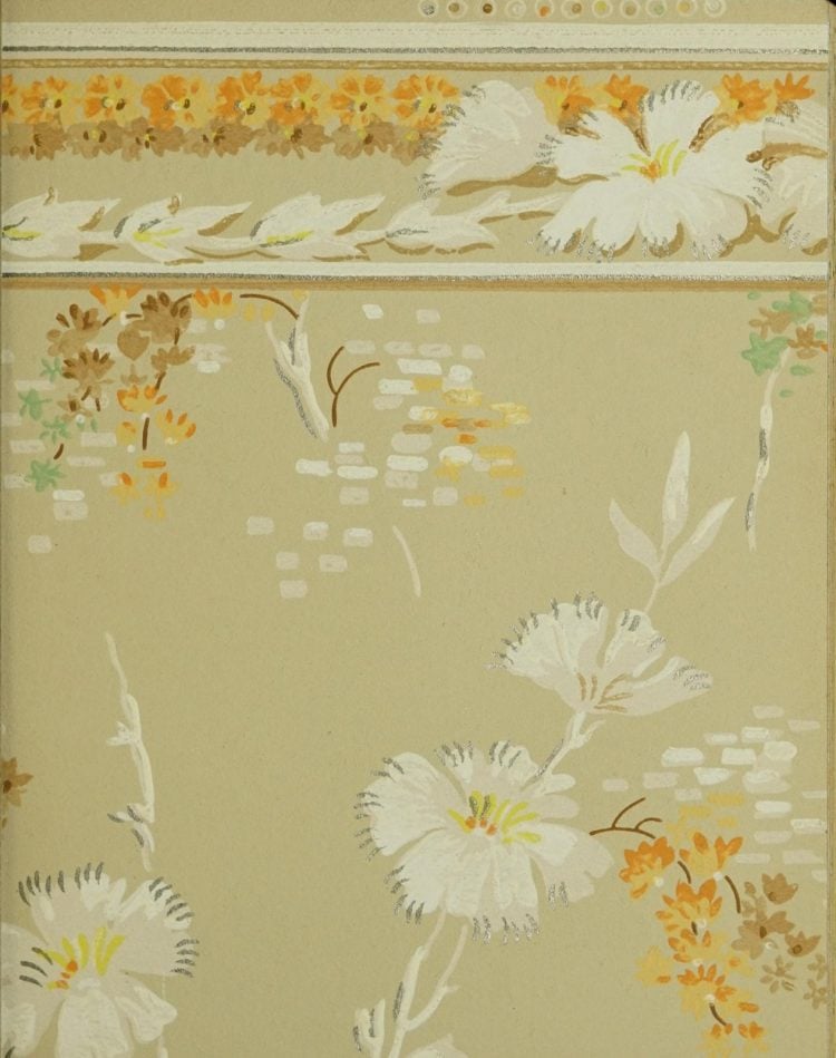 Vintage 1940s wallpaper: 150 real samples of popular old patterns ...