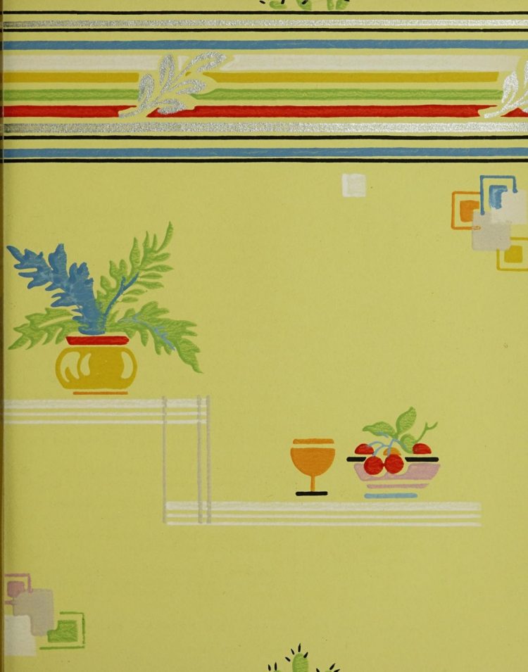 Vintage 1940s wallpaper: 150 real samples of popular old patterns ...