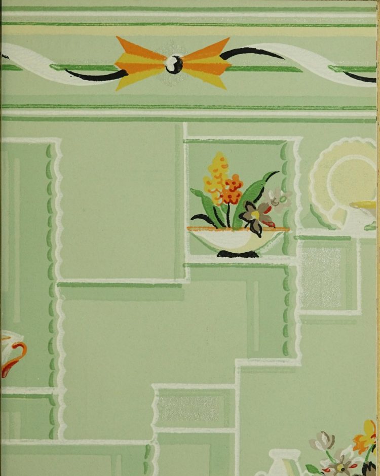 Vintage 1940s wallpaper: 150 real samples of popular old patterns ...
