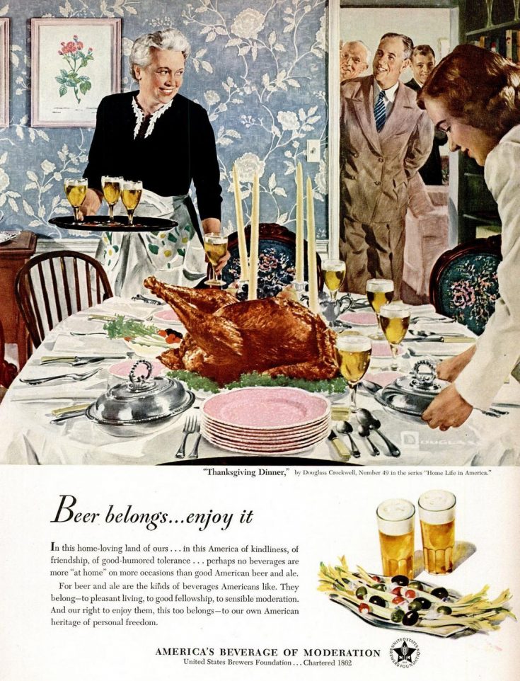 Beer belongs - enjoy it! 20 old-fashioned scenes from the 40s & 50s ...