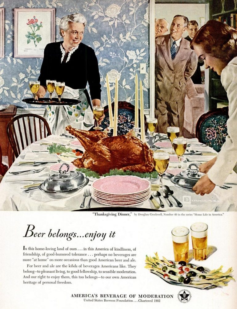 Beer belongs - enjoy it! 20 old-fashioned scenes from the 40s & 50s - Click Americana