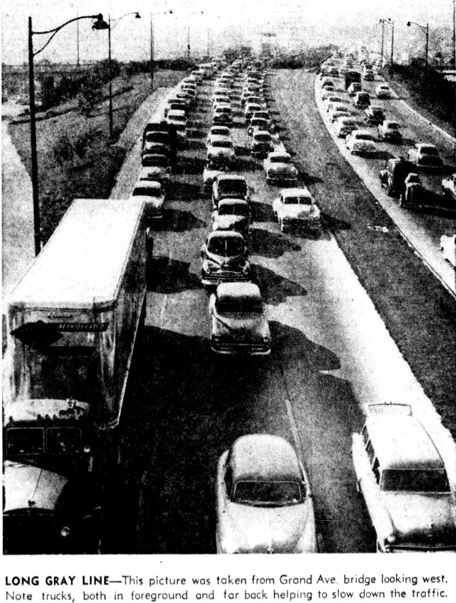 See what California rush hour traffic was like in the 1950s - Click ...