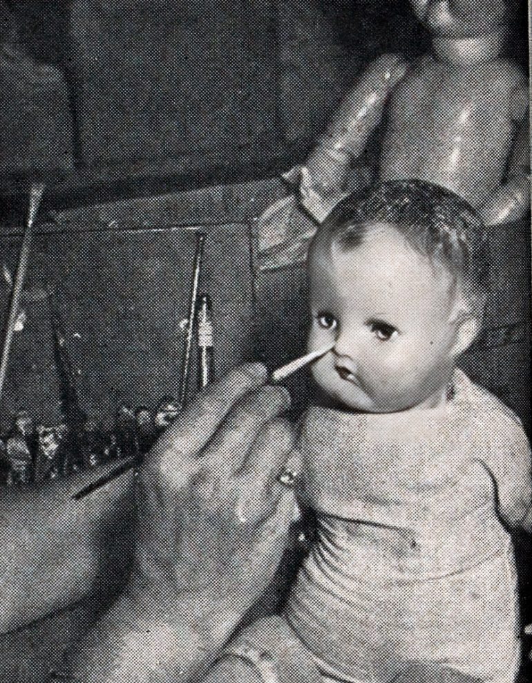 How they used to repair antique dolls, step-by-step - Click Americana