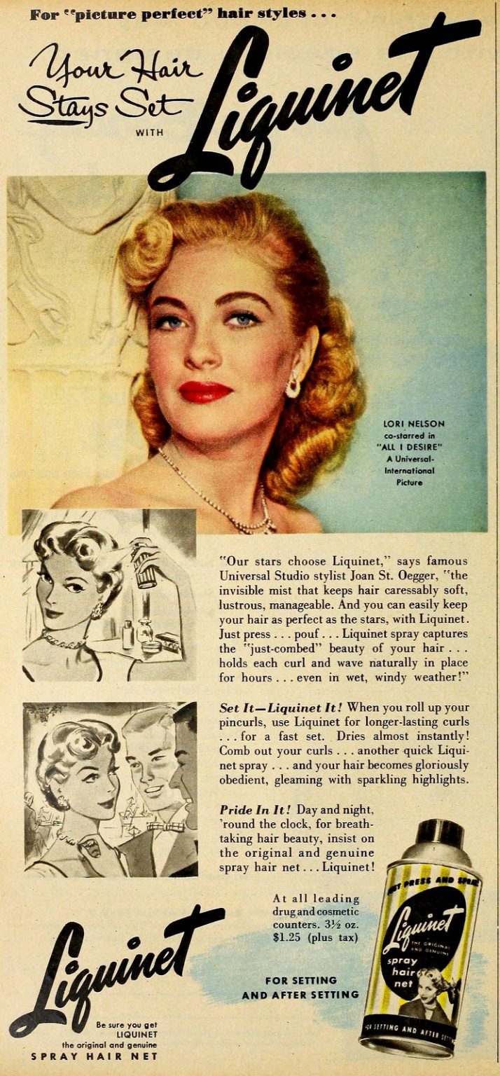 1950s hairspray brands: See the most popular styling products they used ...
