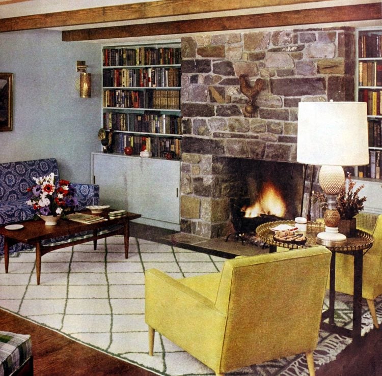 50 bold & colorful vintage 1950s home decor ideas, plus authentic mid ...