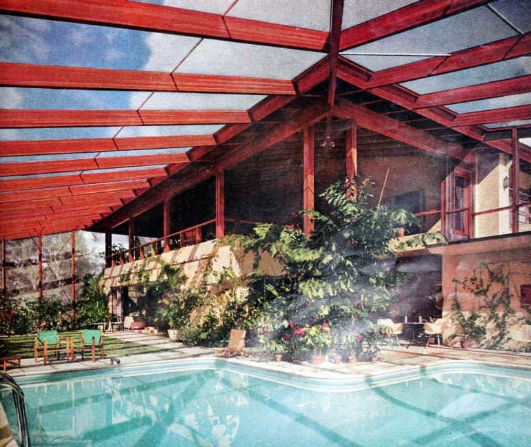 60 beautiful vintage in-ground swimming pool designs - Click Americana