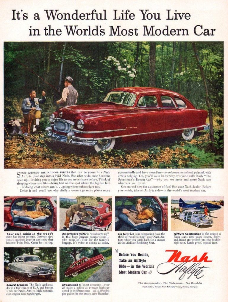Classic Nash cars from the '50s: Airflyte, Ambassador, Metropolitan ...