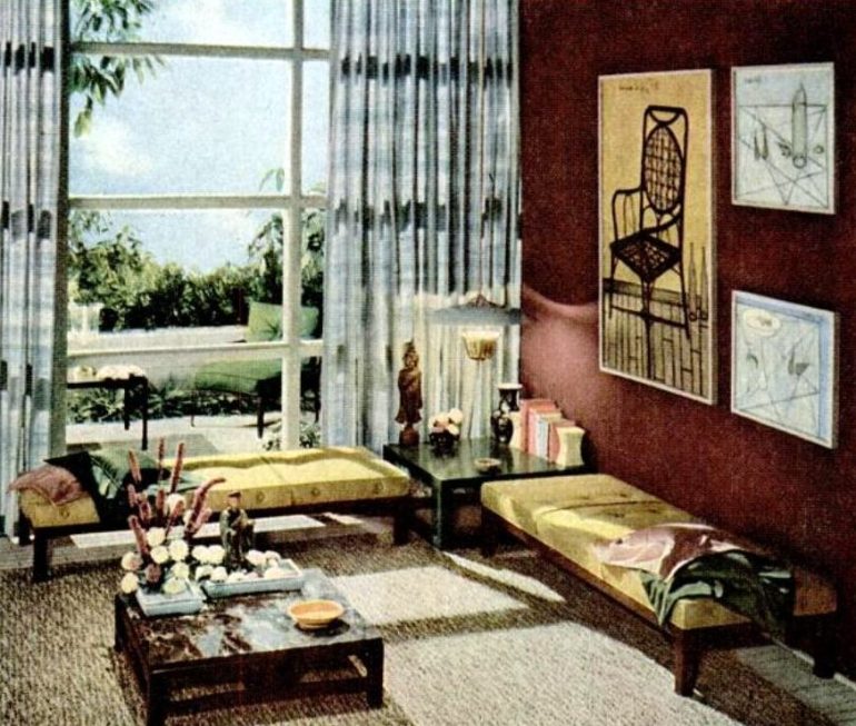 See 40 stylish vintage window coverings from the '50s - Click Americana