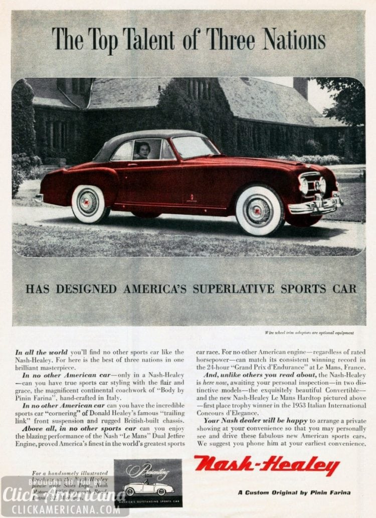 The 1953 Nash-Healey was once considered America's finest sports car ...