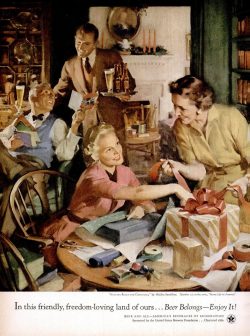 Beer belongs - enjoy it! 20 old-fashioned scenes from the 40s & 50s - Click Americana