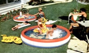 These vintage plastic wading pools from the 50s & 60s are still just as ...