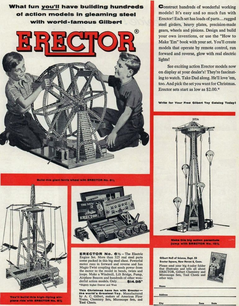Erector Sets were the ultimate hands-on toy: See how they built more ...