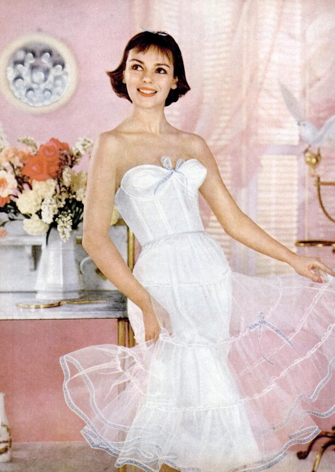 Crinolines & petticoat skirts were big style in the 1950s... and in the 1850s - Click Americana