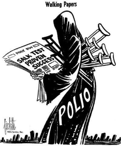 Salk's polio vaccine was such a huge medical advance, it made front ...
