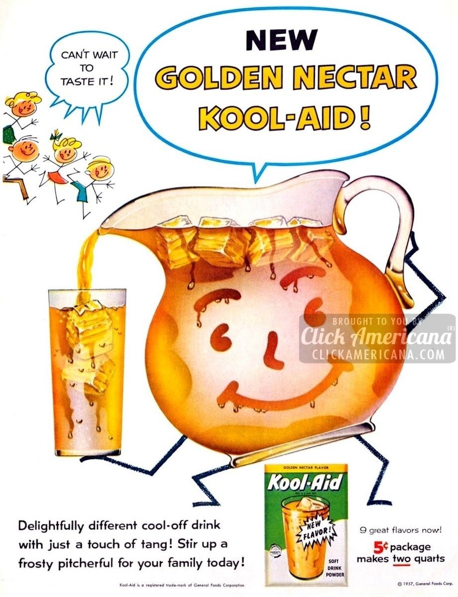Oh yeah! Vintage Kool-Aid soft drink powdered mix, from the '30s to the ...