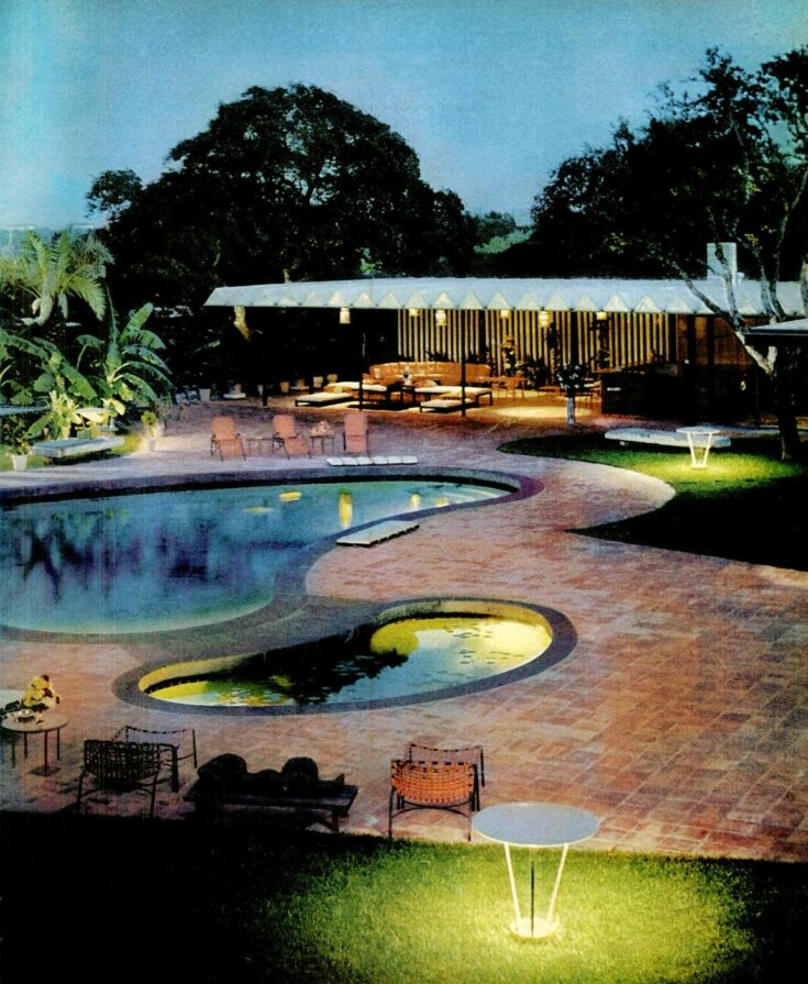 60 beautiful vintage in-ground swimming pool designs - Click Americana