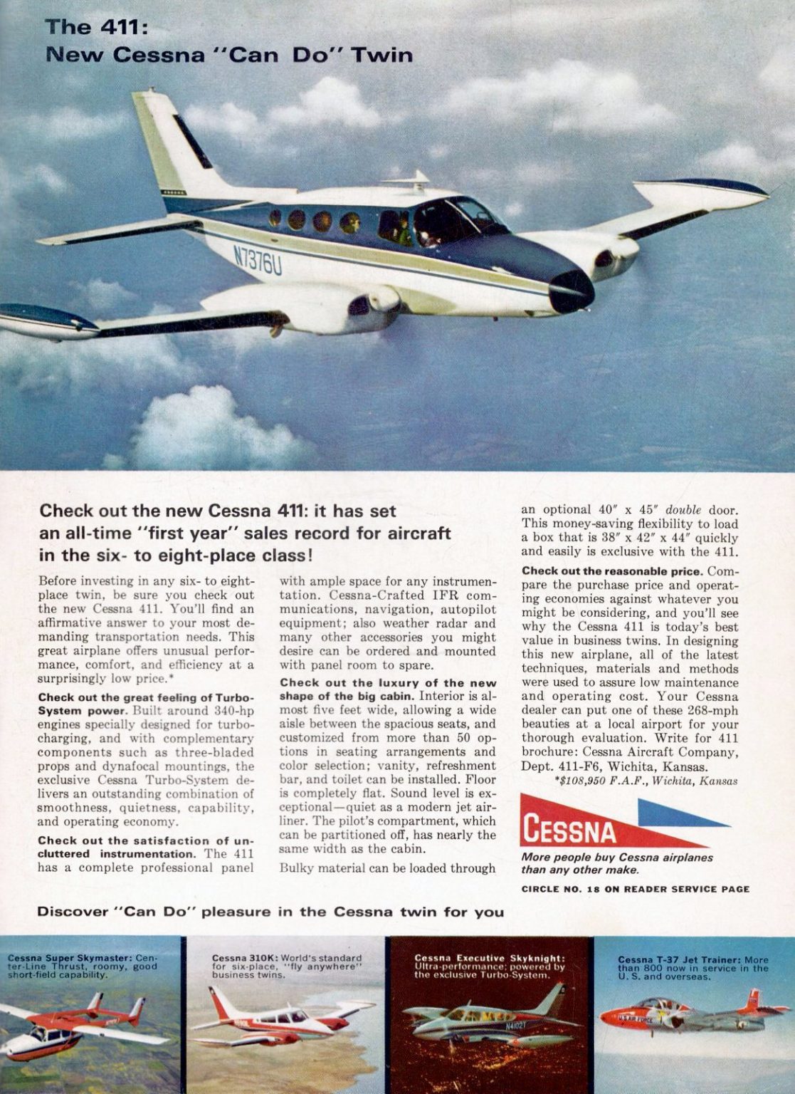 See vintage Cessna propeller planes from the '50s, '60s & '70s - Click ...
