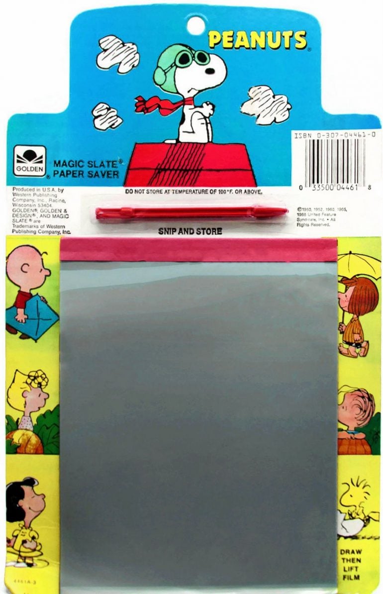See the vintage Magic Slate drawing toys with characters like Donald ...