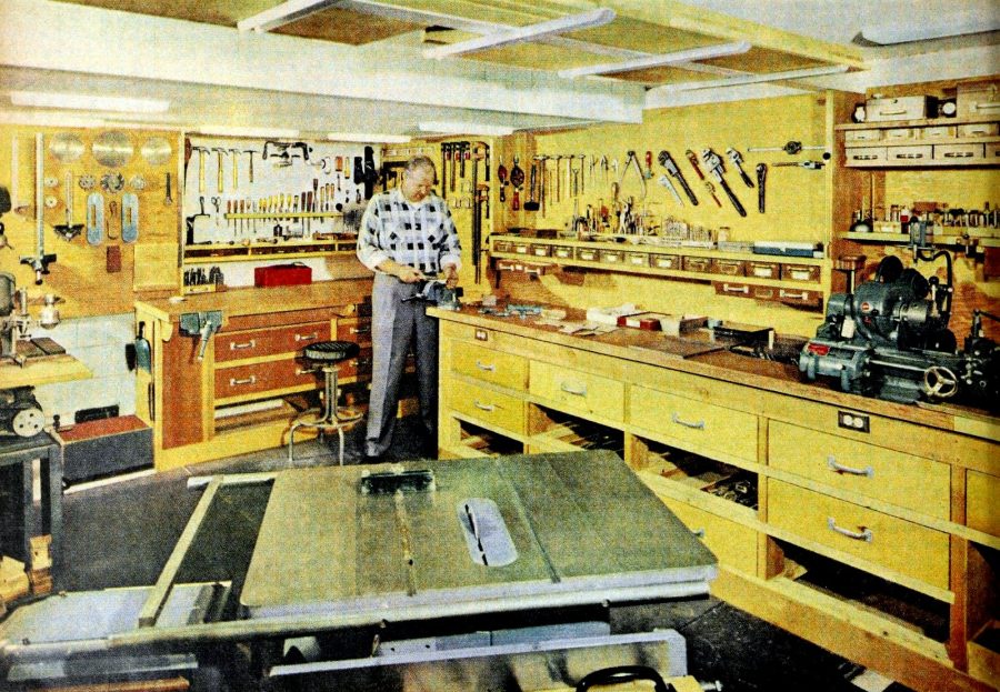 1950s home workshop organization: Inspiring ideas for DIYers that stand ...