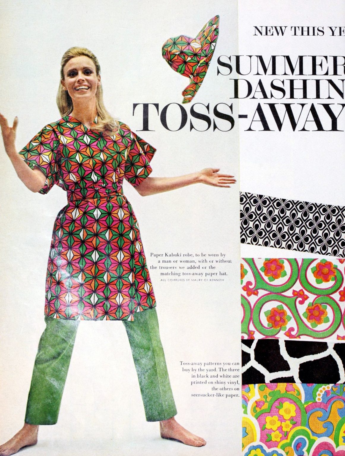 See 1960s paper dresses, the retro dress-in-a-can, foil dresses & other ...