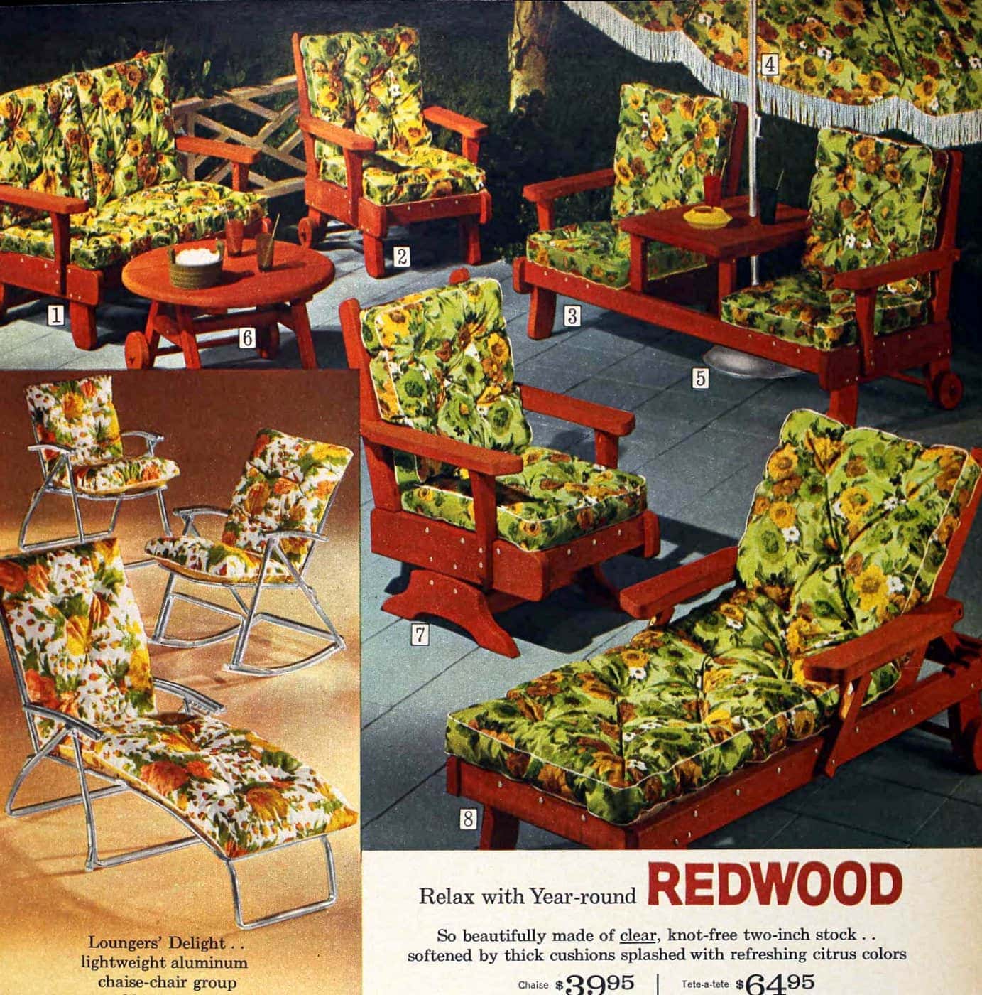 See 60 vintage patio furniture sets that offered bold & stylish outdoor ...