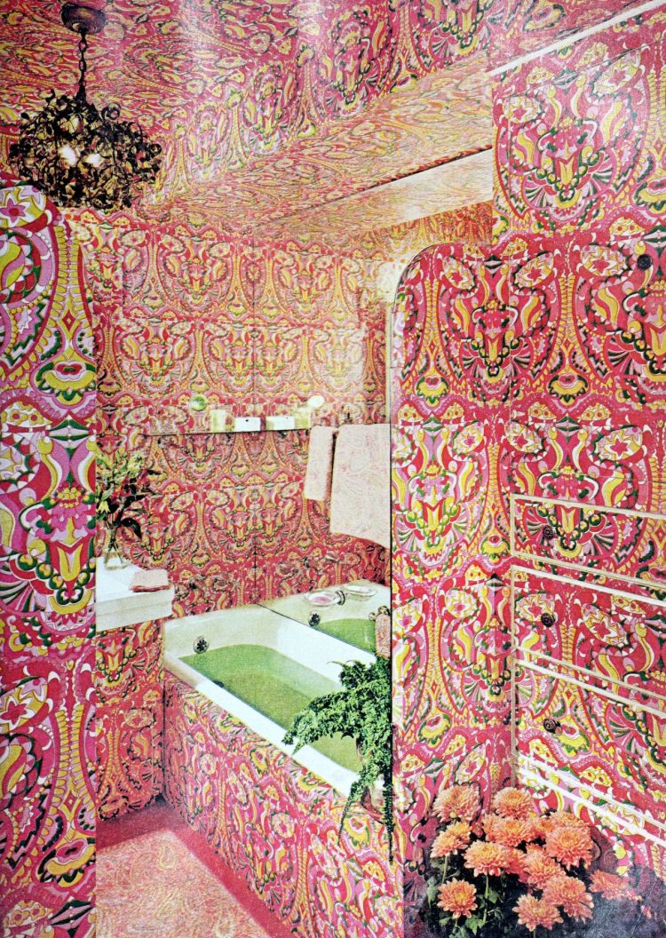 Wild ceiling wallpaper ideas from the 1970s that might make you rethink your white ceiling ...