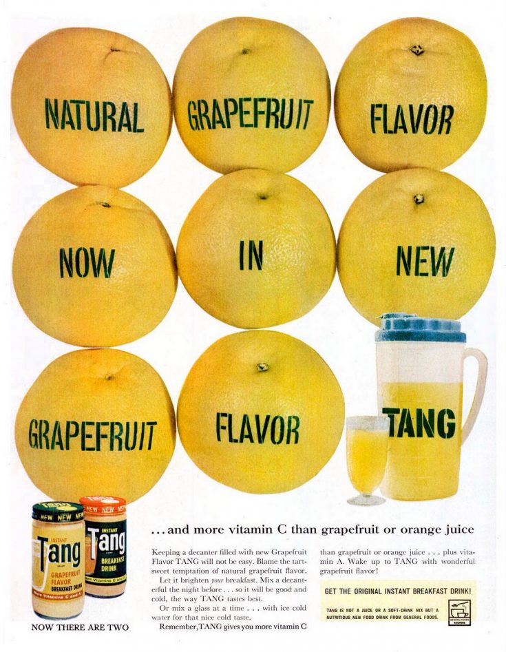 Tang, the retro orange drink mix that astronauts & Florence Henderson ...